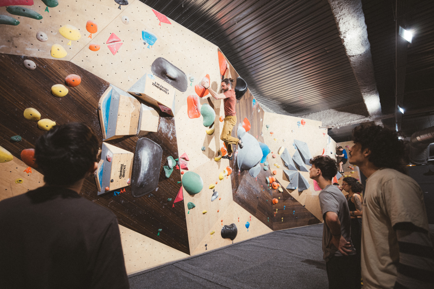 My first climbing session - Climbing District